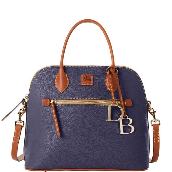 Dooney & Bourke | Bags | Dooney Bourke Pebble Grain Large Domed Satchel ...